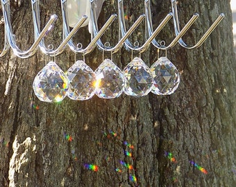 Unique crystal prisms related items | Etsy