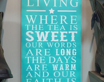 Unique sweet tea sign related items | Etsy