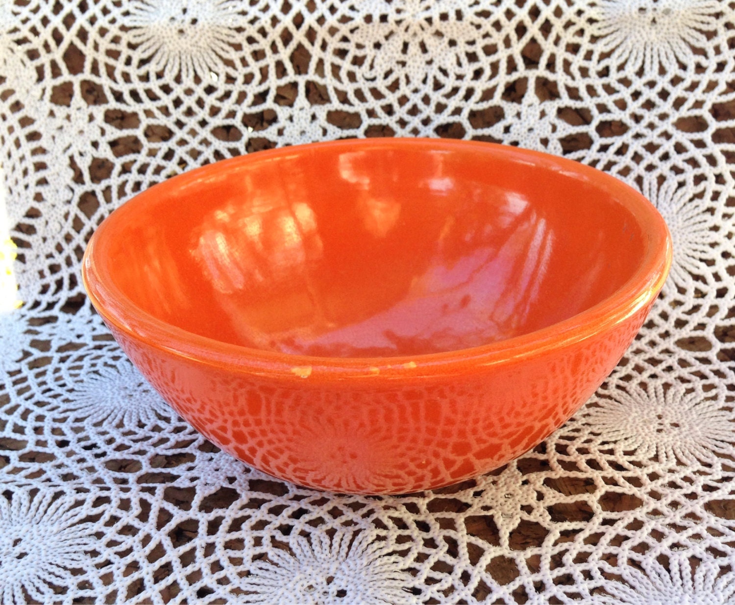 Vintage Red Wing Pottery Bowl in Orange Color – Haute Juice