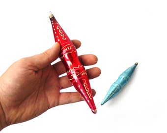 Glass icicle toy | Etsy