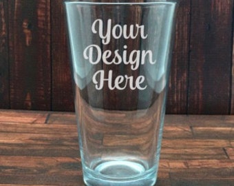 Beer pint glasses | Etsy