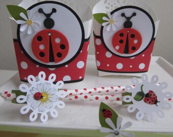 Ladybug favor bags | Etsy