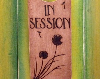 In session sign | Etsy