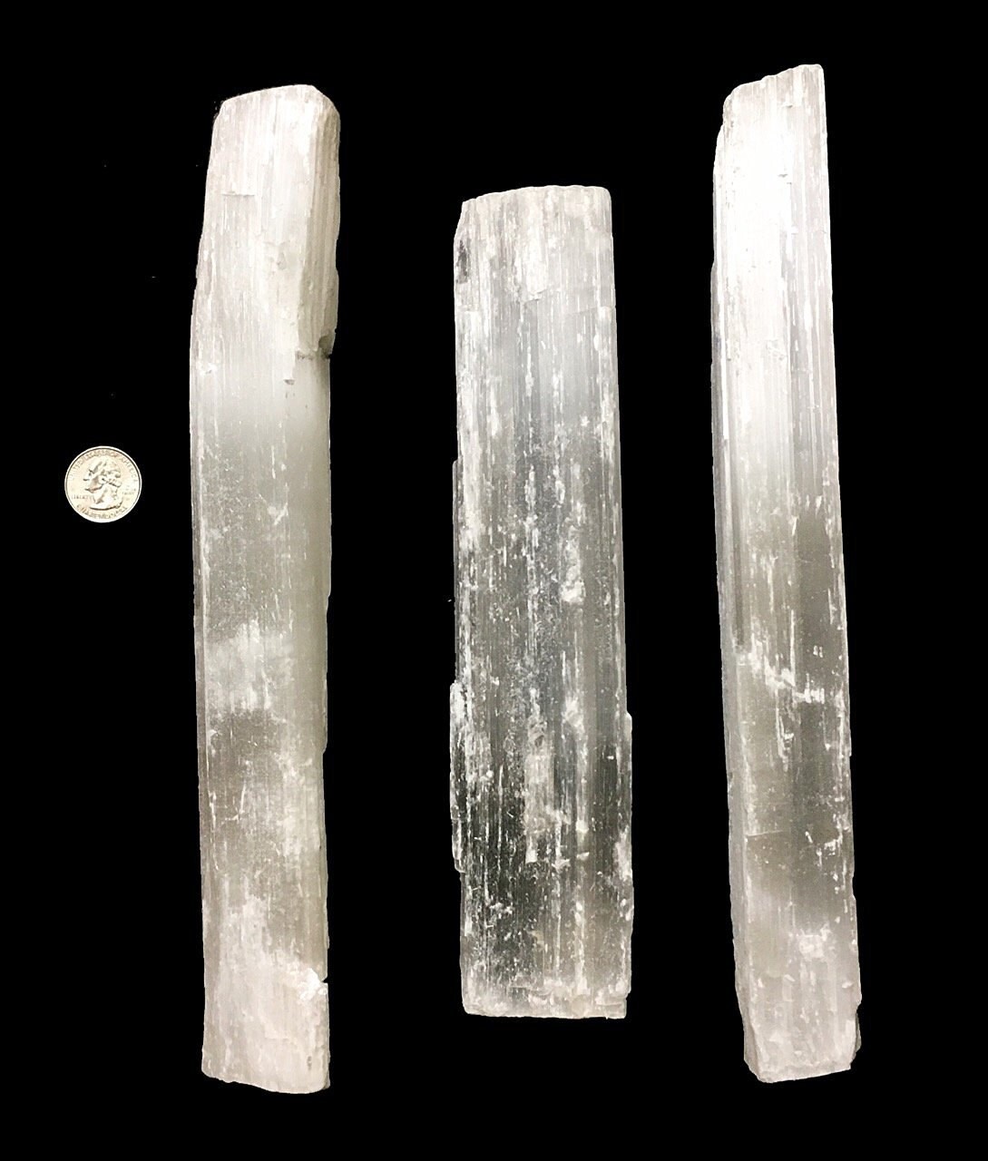 Giant Selenite Stick 9-12 inches long Chakra Reiki