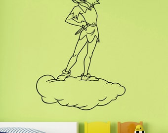 Peter pan wall decal | Etsy