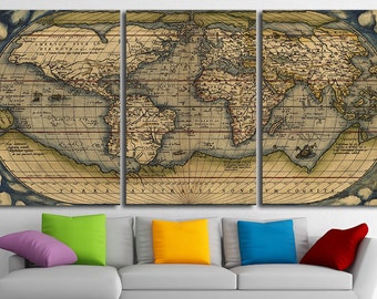 Old world map | Etsy