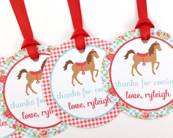Horse gift tags | Etsy