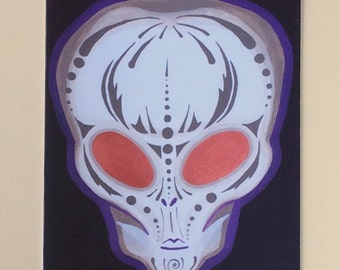 Alien art | Etsy