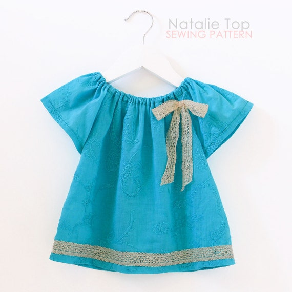 VERY EASY Girls top pattern pdf girls by MyChildhoodTreasures