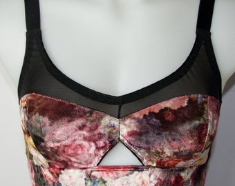 Items similar to Long Line Spiderweb PVC Bullet Bra on Etsy