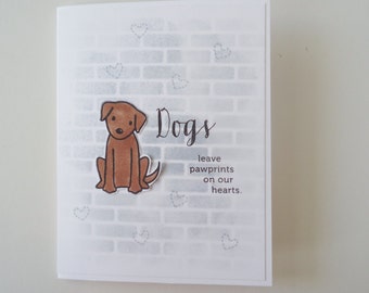 Pet memorial card | Etsy