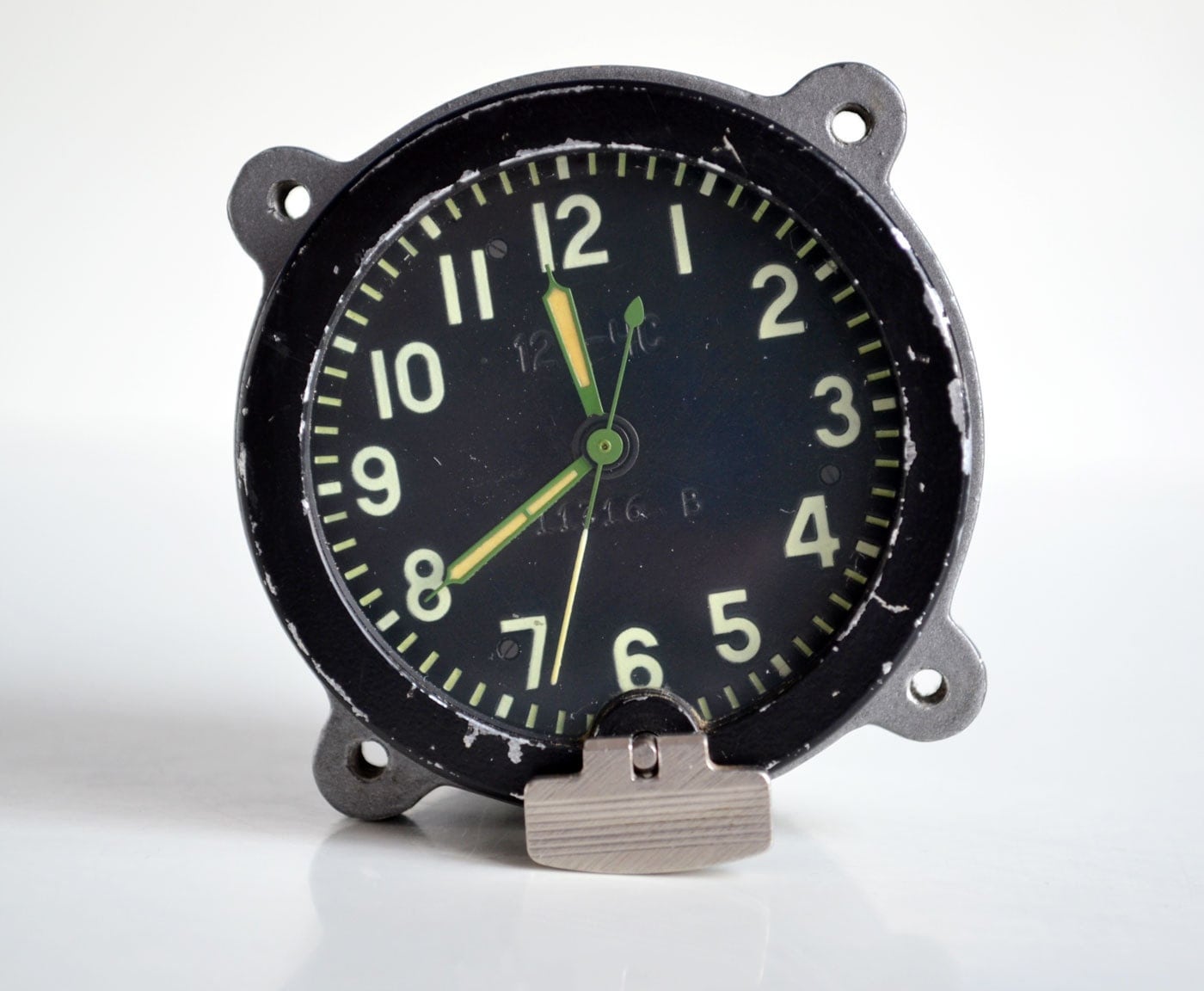 Vintage Soviet Russian Tank Clock Cockpit Clock Aircraft