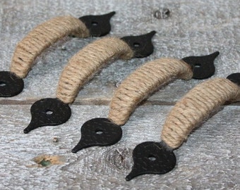 Rope drawer pull | Etsy