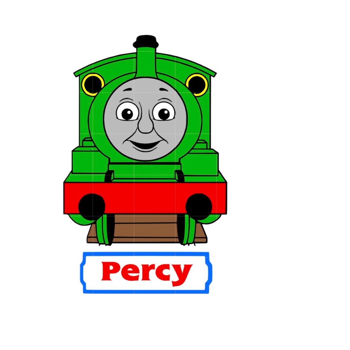 SVG STUDIO Percy The Train Scalable Vector Instant Download