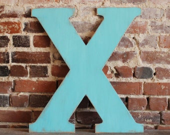 Wooden letter x | Etsy