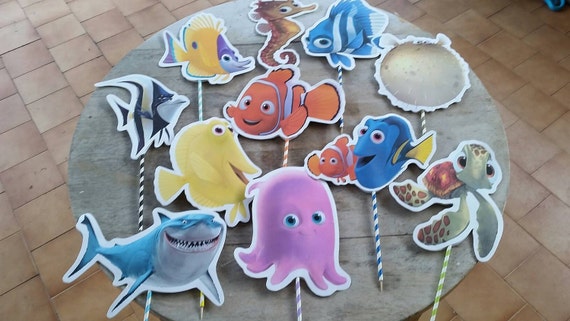 Finding Nemo Centerpiece cut outs by SilviasPartyDecor on Etsy