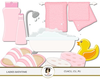 Bath time clipart | Etsy