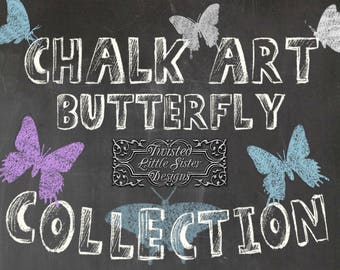 Butterfly chalkboard | Etsy