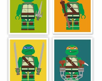 Ninja turtles decor | Etsy