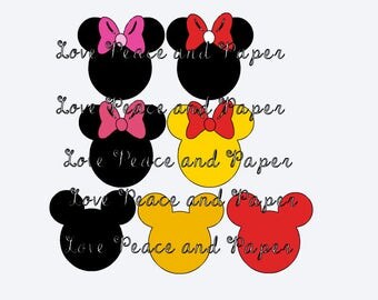 Minnie mouse cut out | Etsy