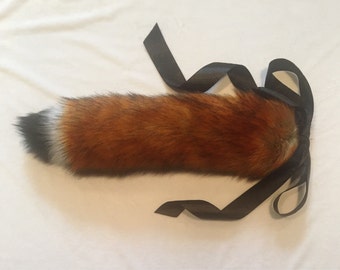 Faux fur fox tail | Etsy
