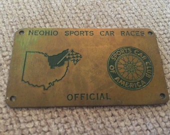 Car club plaque | Etsy