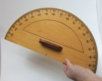 Vintage protractor | Etsy