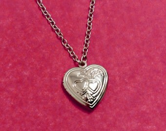 Heart shaped locket | Etsy