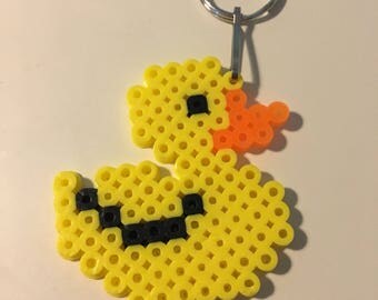Perler bead keychain | Etsy