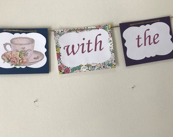 Tea time sign | Etsy