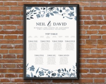 Wedding table plan | Etsy