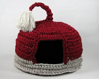Crochet cat cave | Etsy