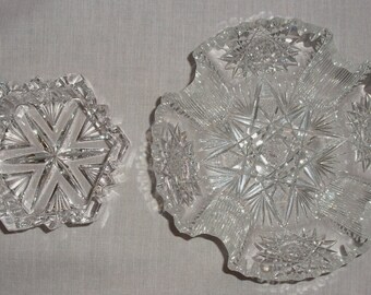 Glass trinket dish | Etsy