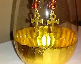 Ankh earrings | Etsy