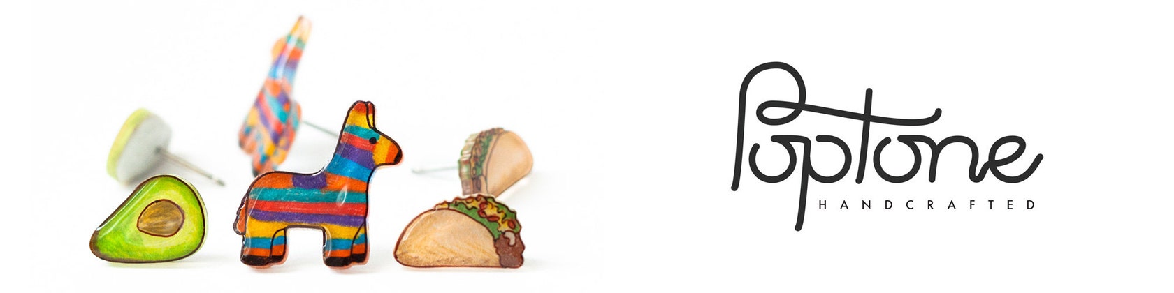 pops of color for your ears // handmade in miami by Poptone