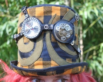 Steampunk top hat | Etsy