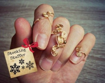 Upper finger ring | Etsy