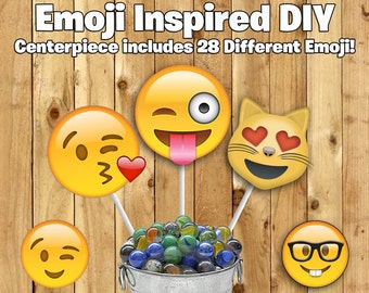 Emoji centerpiece | Etsy