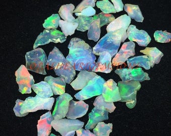 Raw opal ring | Etsy