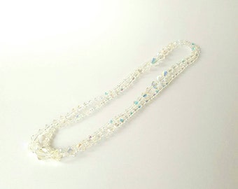 Ab crystal necklace | Etsy