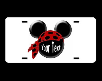 Mickey license plate | Etsy