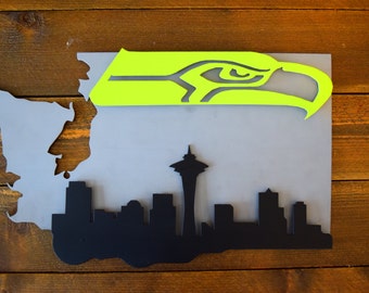 Seahawks wall art | Etsy