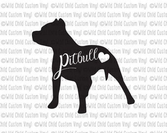 Pitbull svg | Etsy
