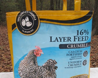 Chicken feed bag | Etsy