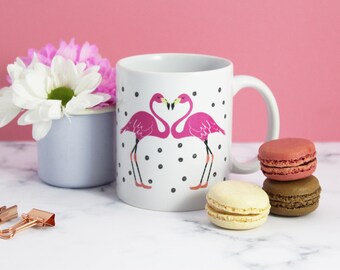 Flamingo mug | Etsy
