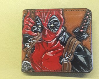 Deadpool wallet | Etsy