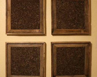 Framed cork board | Etsy