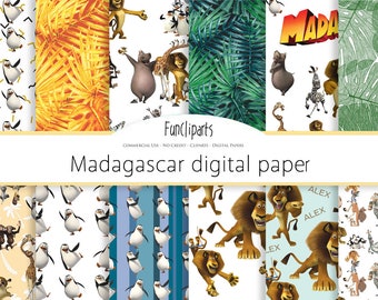 Madagascar party | Etsy