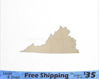 Virginia cutout | Etsy