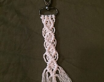 Macrame keychain | Etsy